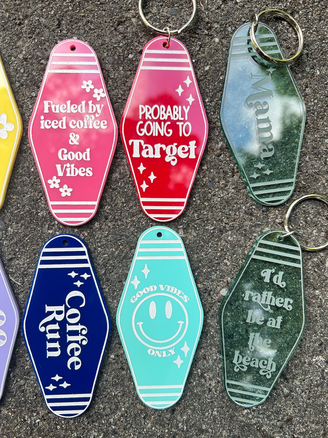 Retro Inspired Motel Keychain Vintage Motel Keychain Hotel - Etsy