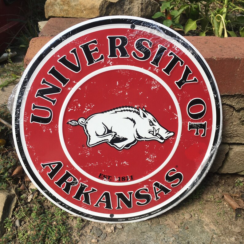 University of Arkansas Signs / Arkansas Razorbacks Signs / | Etsy