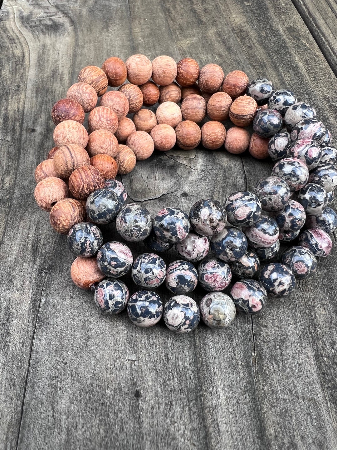Leopard Skin Jasper Diffuser Bracelet / Diffuser Jewelry / Aromatherapy ...