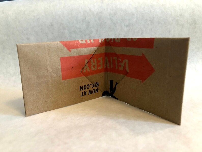 Kentucky Fried Chicken Paper Wallet With Colonel Harland Sanders - Etsy