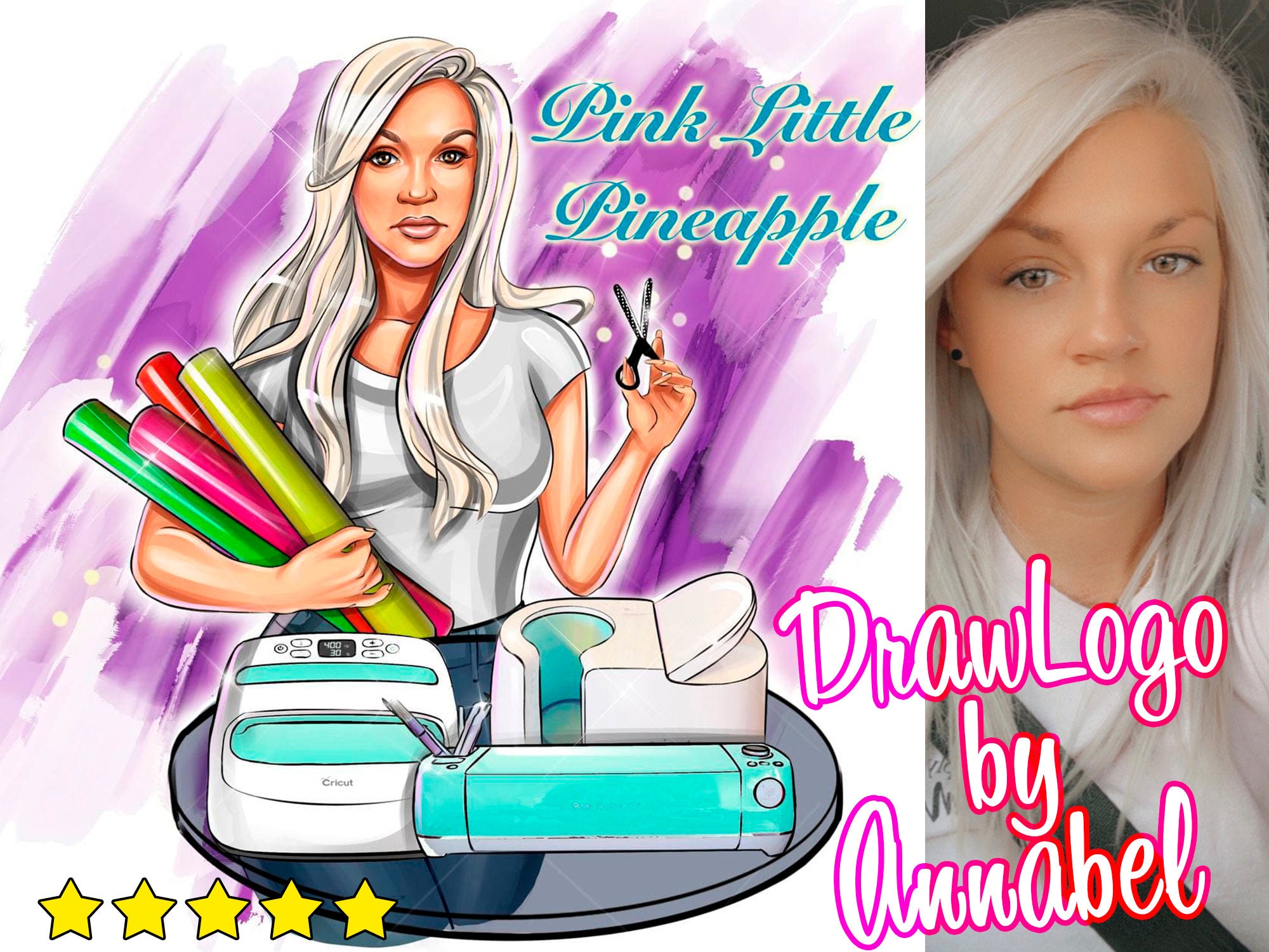 Crafter Logo Design Personalized Crafting Logo Professional | Etsy