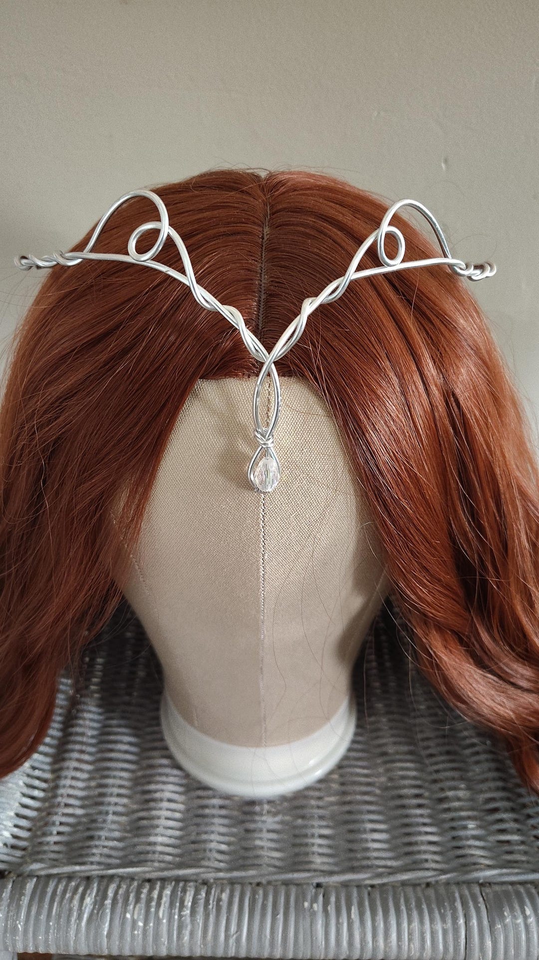 Ethereal Wirework Tiara: Wedding, Cosplay, and Festival Headpiece. - Etsy