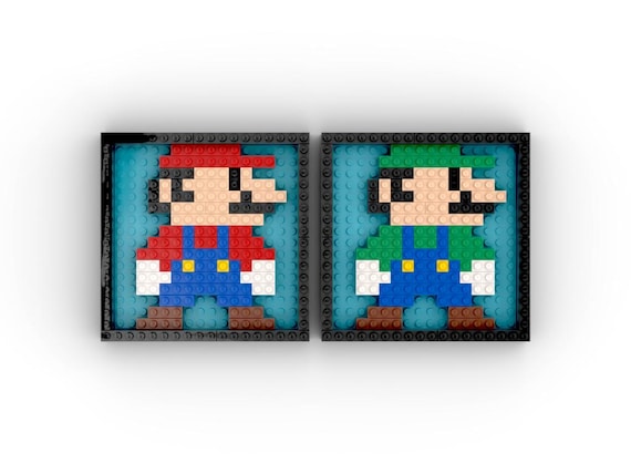 Lego Mario Flag Piece