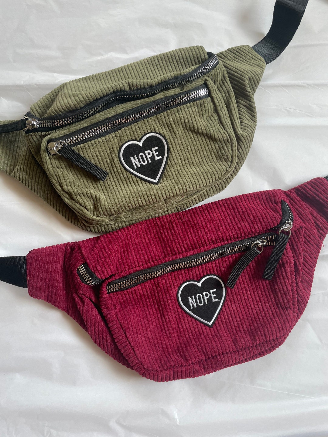 Kynd Bags "nope Heart" Fanny Pack Rollerskate Skate Waist Bag Cross ...
