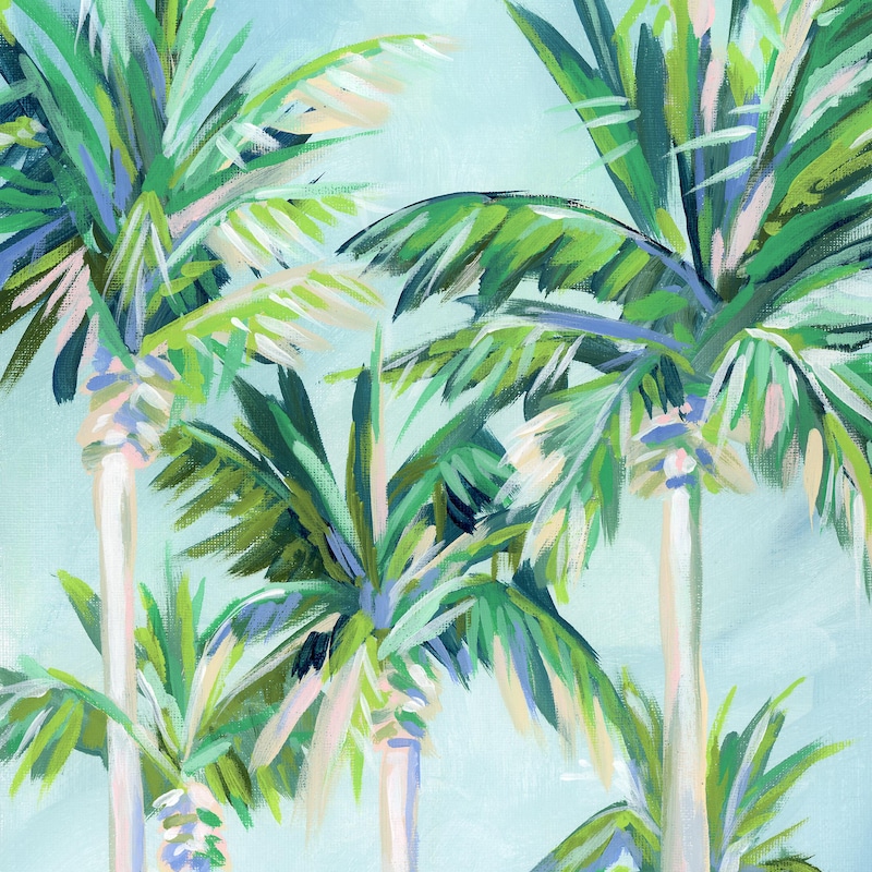Palm Tree Art - Etsy