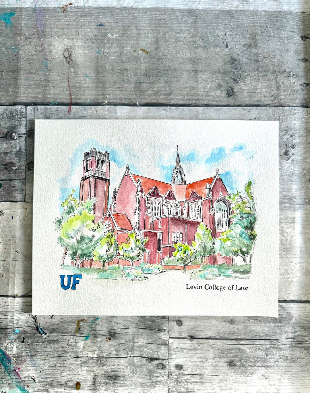 UF Levin College of Law, University of Florida UF Illustration Artwork ...