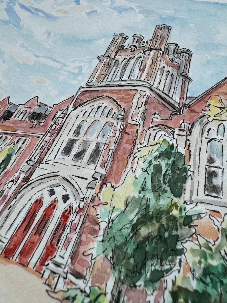Washington University School of Law, Anheuser Busch Hall, Illustration ...