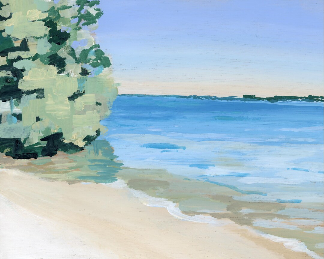 Indian River Stuart, Florida Inlet Beach Abstract Artwork Print - Etsy