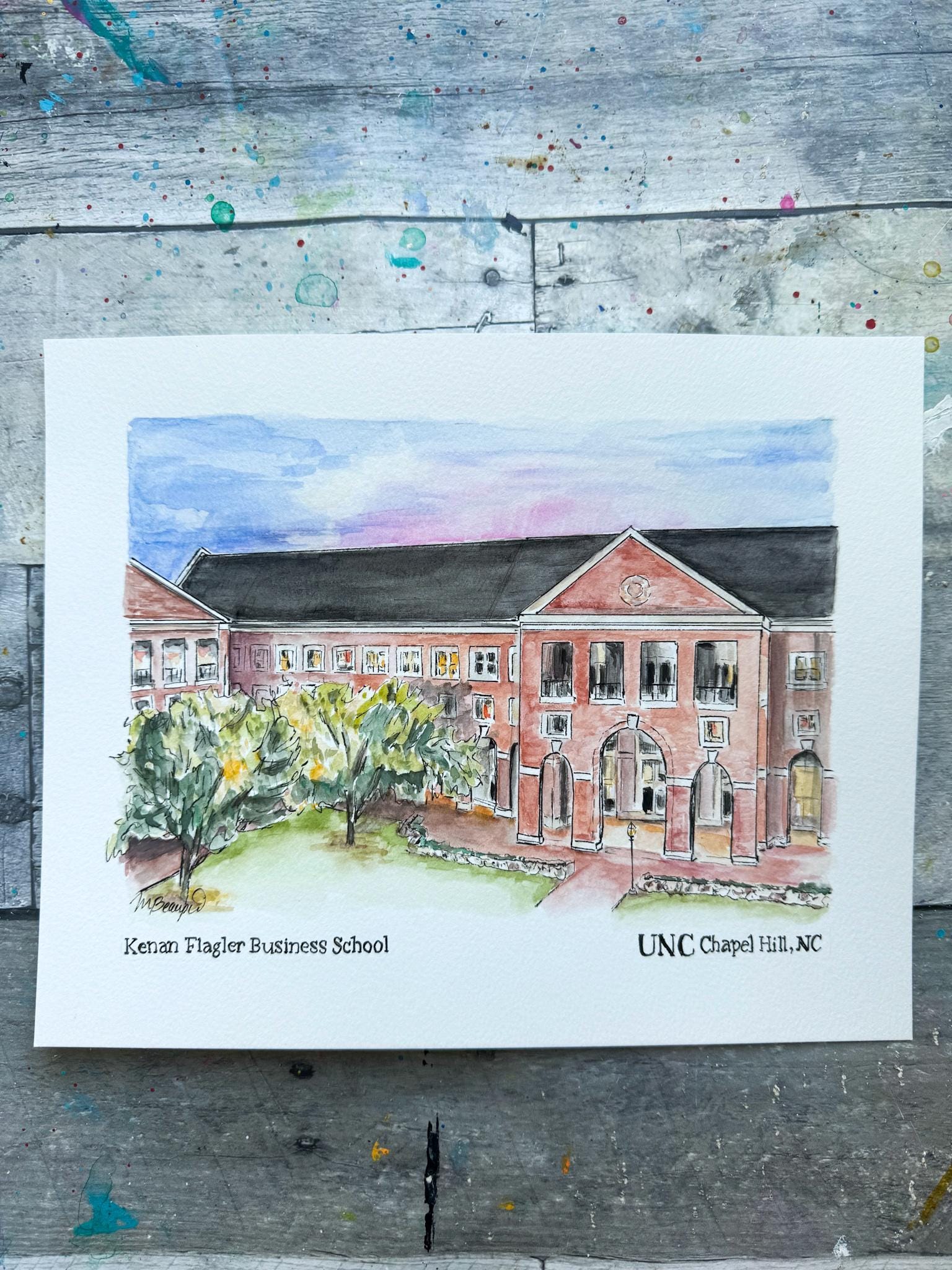 UNC Kenan Flagler Business School, Illustration, Artwork, Print, MBA ...
