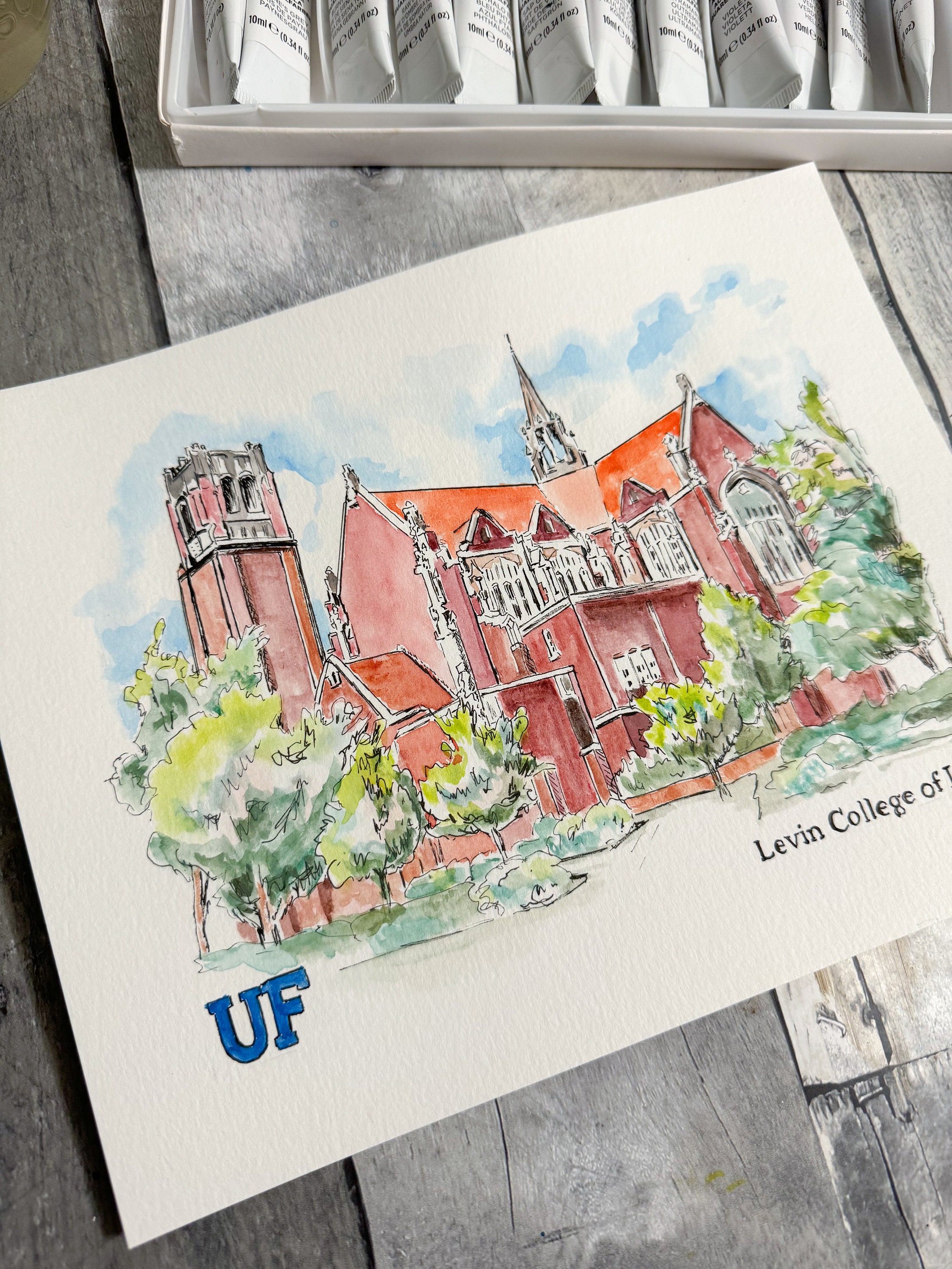 UF Levin College of Law, University of Florida UF Illustration Artwork ...