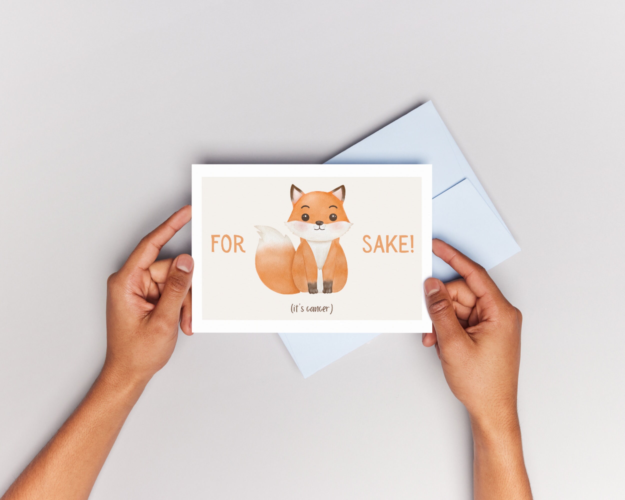 Chemo Empathy Card Printable for Fox Sake Cancer Humour Fighter ...