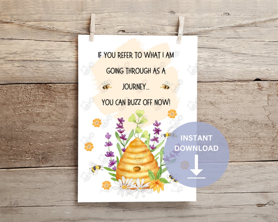Chemo Empathy Poster Printable Gift for Friend With Cancer Support Cute ...