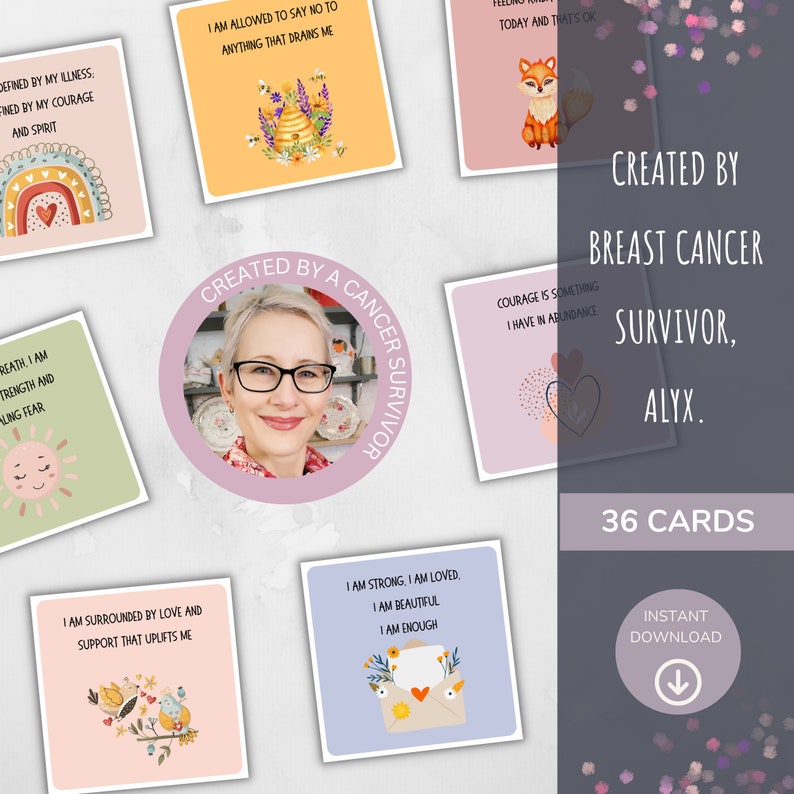 Gift for Friend With Cancer Printable Care Cards for Chemo Patients ...