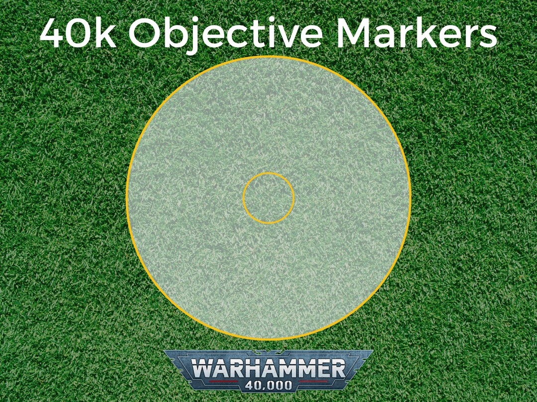 Warhammer 40K Objective Markers - Etsy