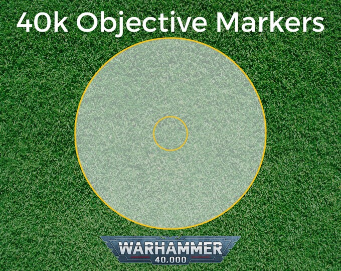 Warhammer 40K Objective Markers - Etsy