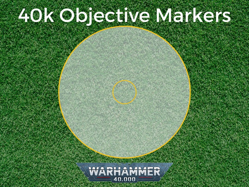Warhammer 40K Objective Markers - Etsy