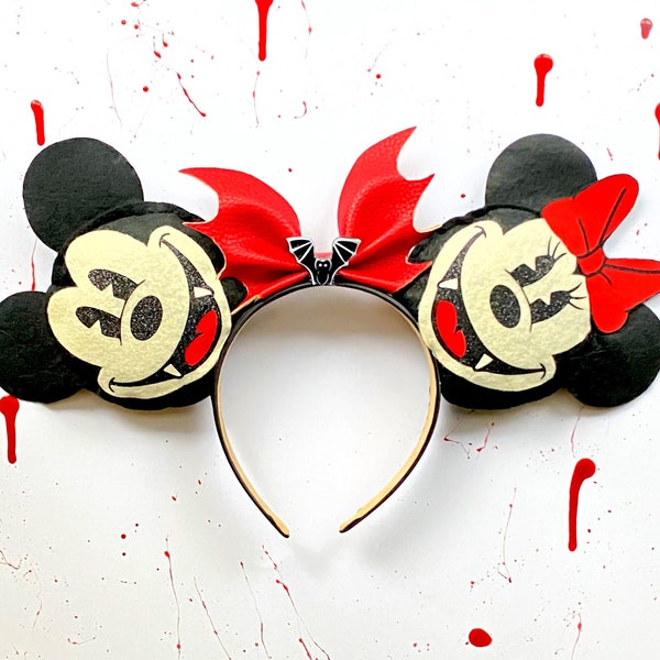 Vampire Minnie Mouse - Etsy