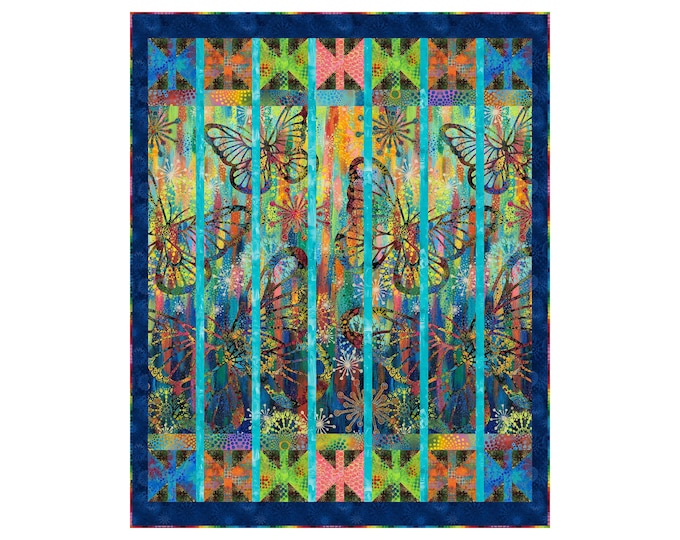 All A Flutter Quilt Kit From Butterfly Fields by Sue Penn for ...