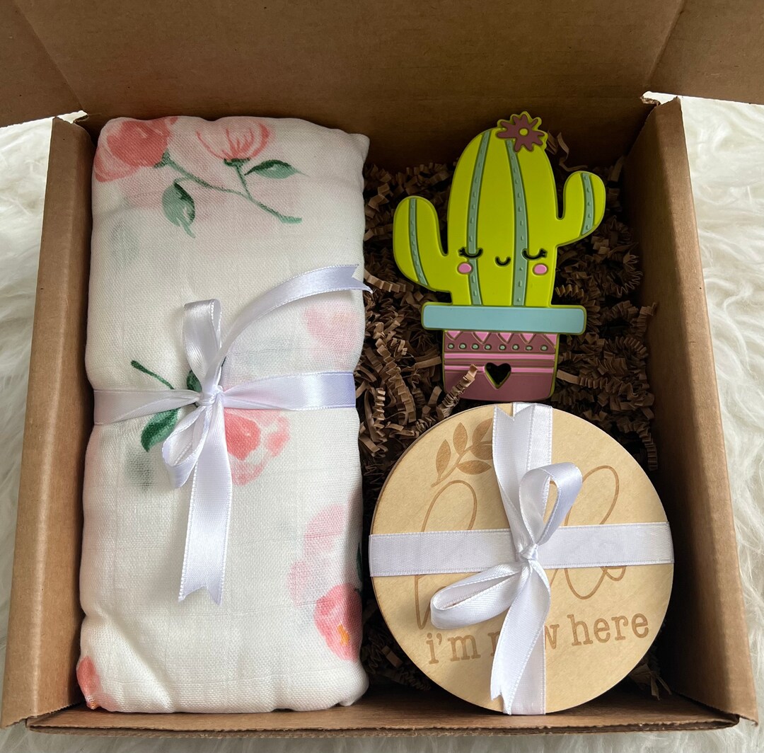 New Baby Gift Set Box Welcome Baby Girl Baby Boy Gift Set - Etsy