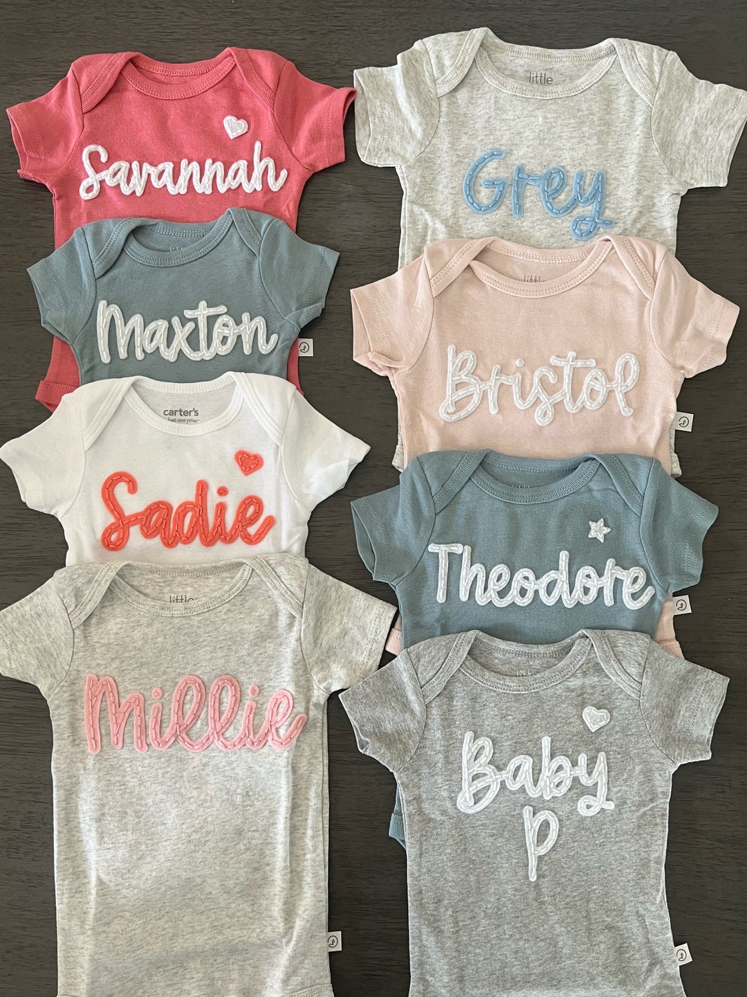 Personalized Baby Outfit | Custom Baby Bodysuit, Baby Name, Custom Baby ...