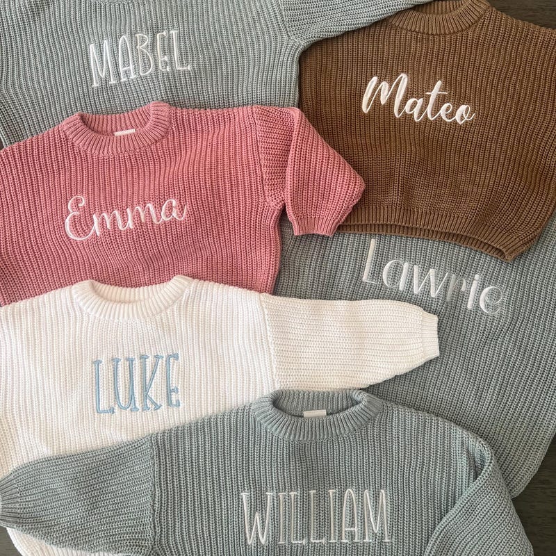Hand Made Name Sweatshirt - Etsy