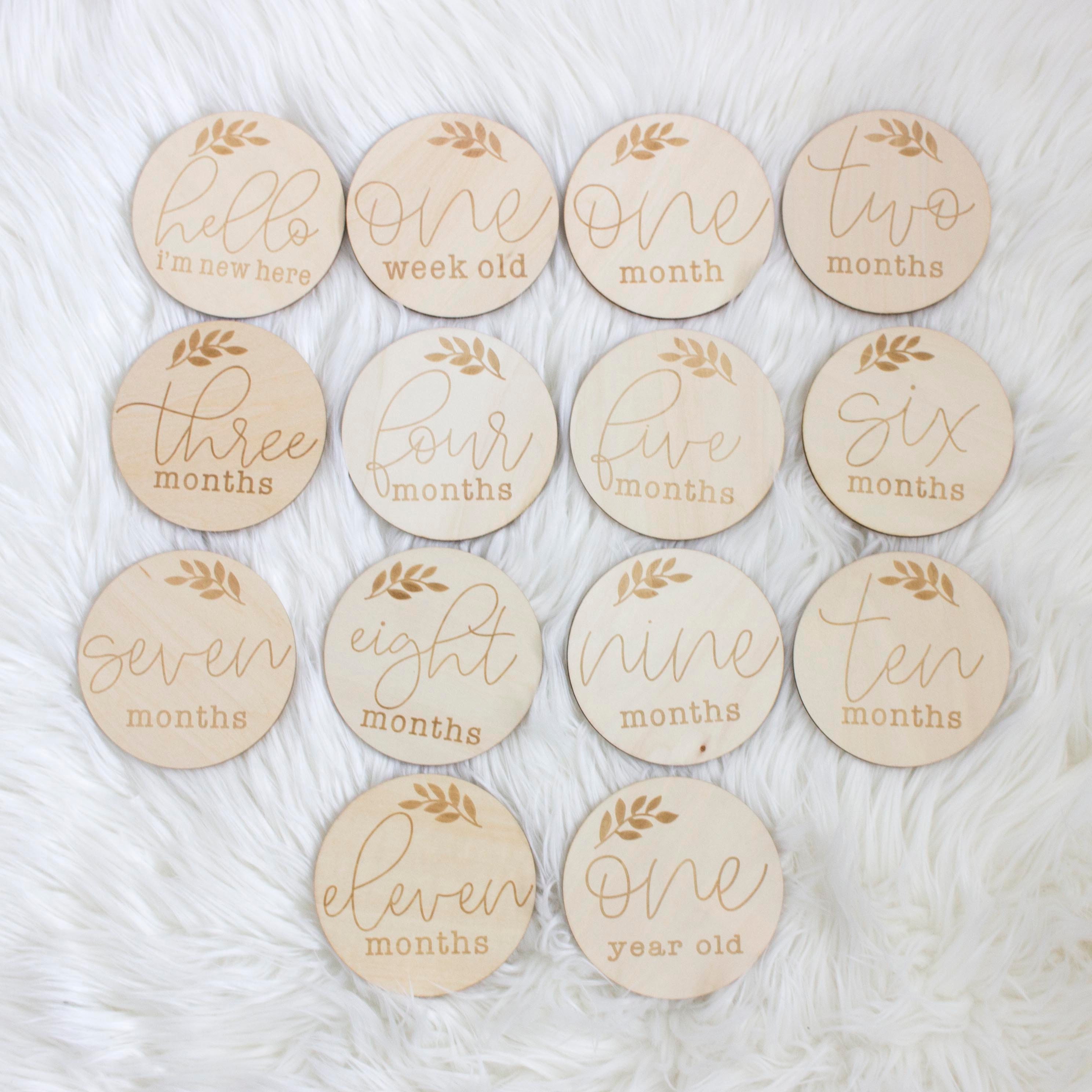 Baby Milestone Cards Baby Shower Gift Baby Milestone | Etsy