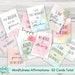 Printable Mindfulness Affirmation Cards, Meditation Cards, Digital ...