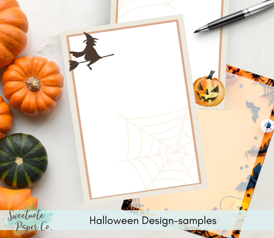 Printable Stationery Fall Autumn | Instant Download Writing Letter ...