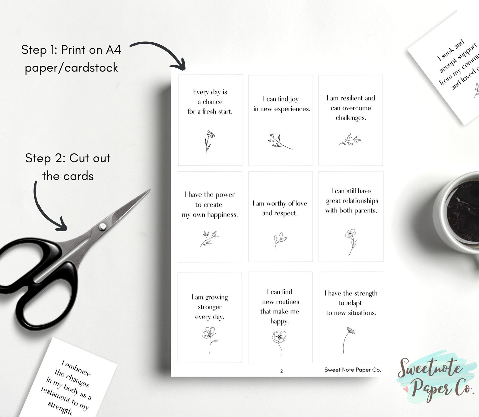Printable Divorce Coping for Children-teenagers Divorce Support Digital ...