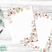 Printable Christmas Lined Unlined Note Page, Christmas Note Page ...