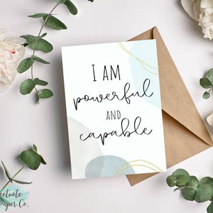 Printable Mindfulness Affirmation Cards, Meditation Cards, Digital ...