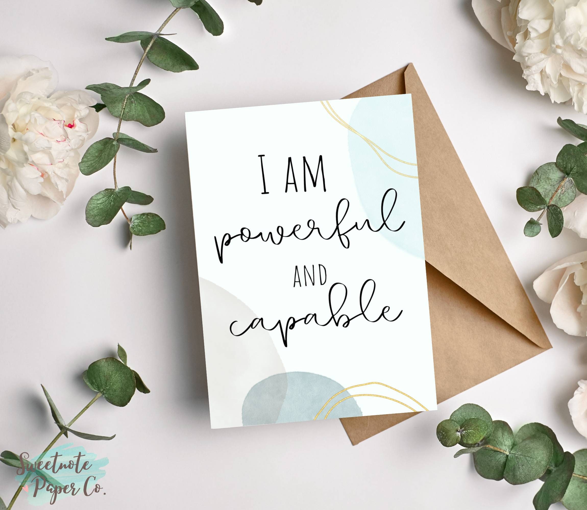Printable Mindfulness Affirmation Cards, Meditation Cards, Digital ...