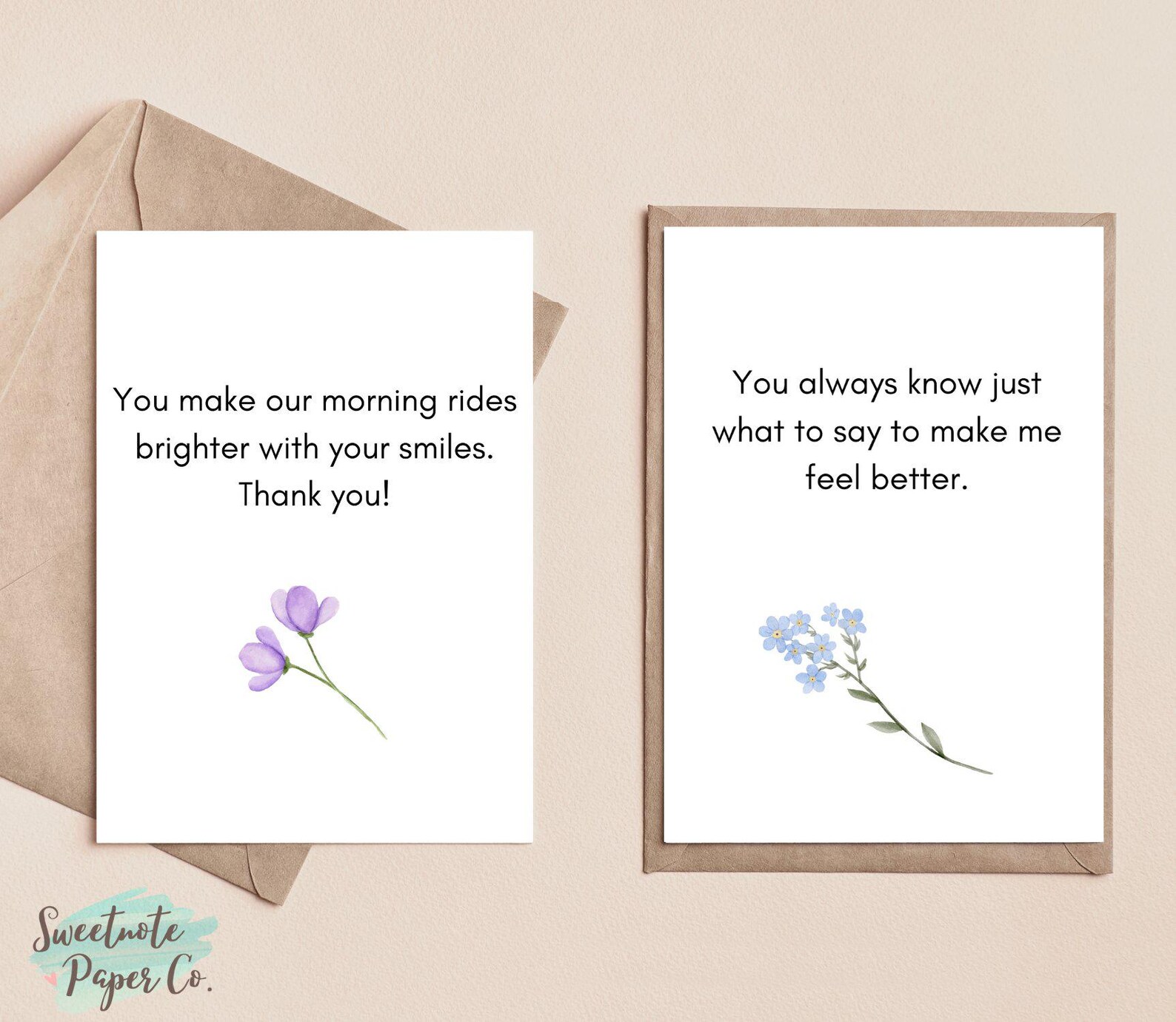 Printable School-staff Thank You Cards | Appreciation Cards for School ...