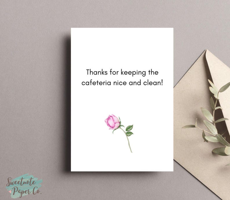 Printable School-staff Thank You Cards | Appreciation Cards for School ...
