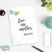 Printable Whimsical Notebook Pages, Printable Note Page, Digital Lined ...