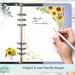 Printable Sunflower Note Pages | Instant Download Sunflower Writing ...