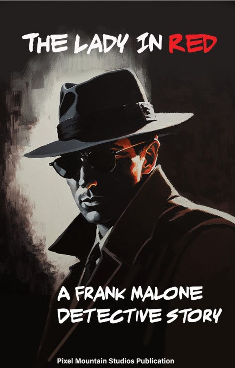 Lady in Red - A Frank Malone Illustrated Detective Story Zine - Etsy