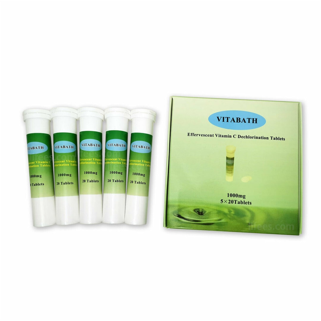 Vitabath Vitamin C Dechlorination Tablets: Luxury Bath, Hot Tub, Spas ...