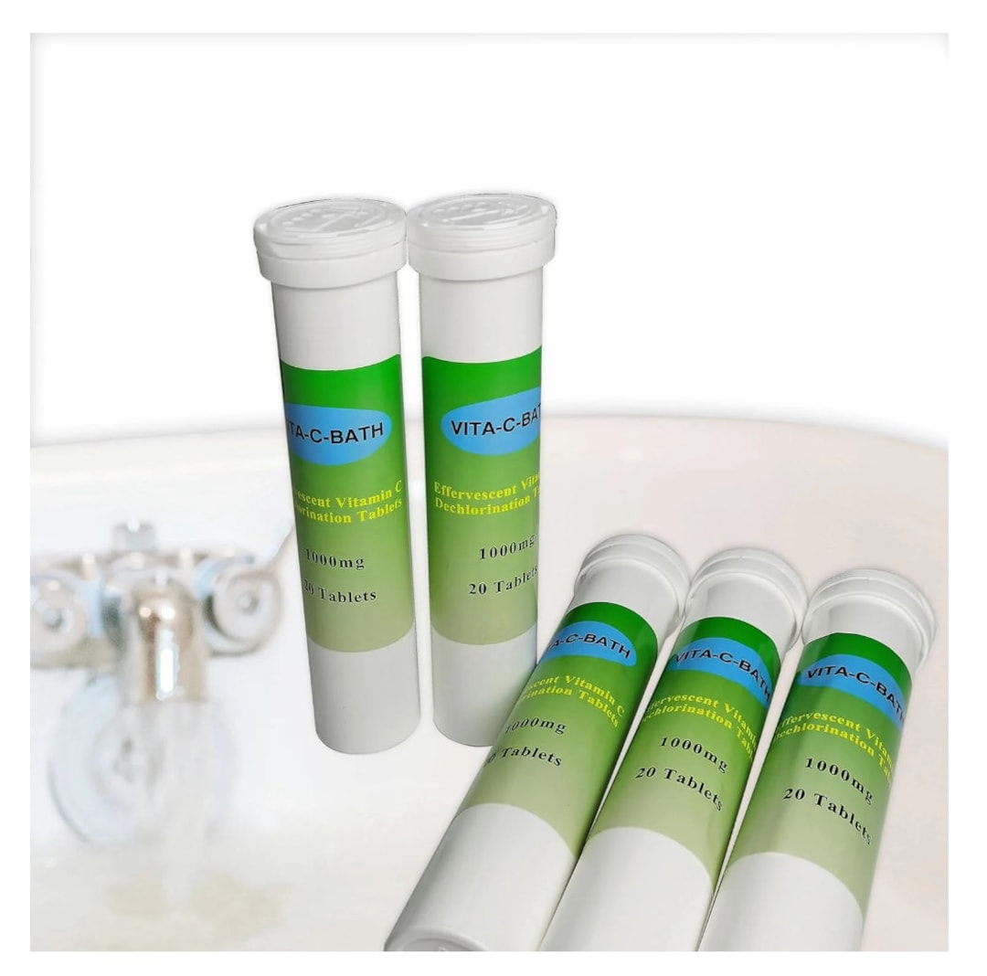 Vitamin C Bath Tablets: Dechlorinating, Sensitive Skin (20 Tablets) - Etsy