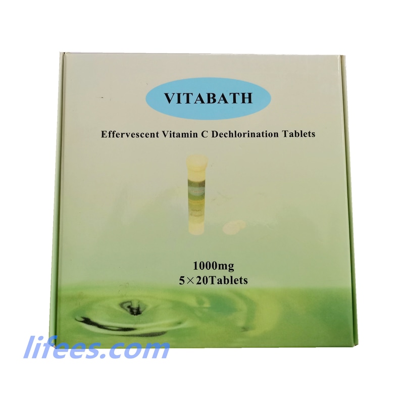 Vitabath Vitamin C Dechlorination Tablets: Luxury Bath, Hot Tub, Spas ...