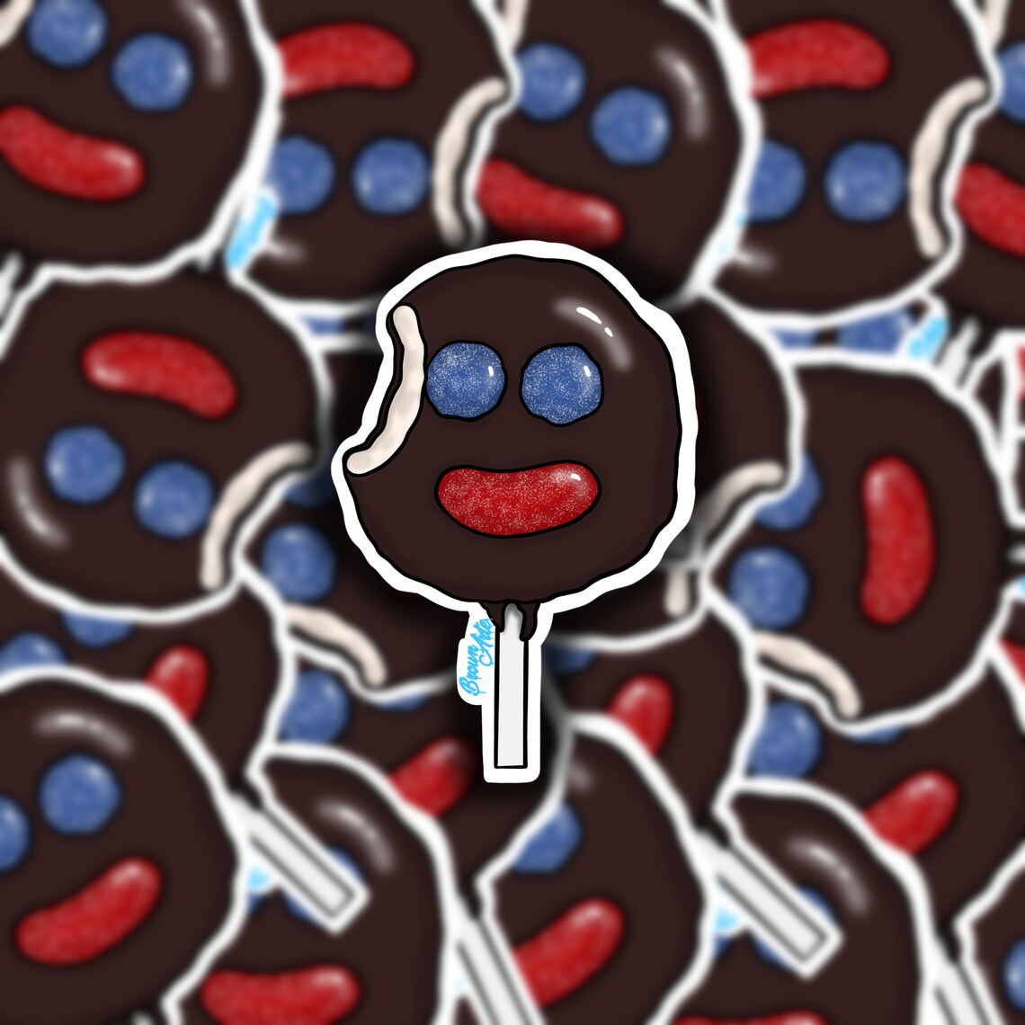 Paleta Payaso - Sticker - Etsy