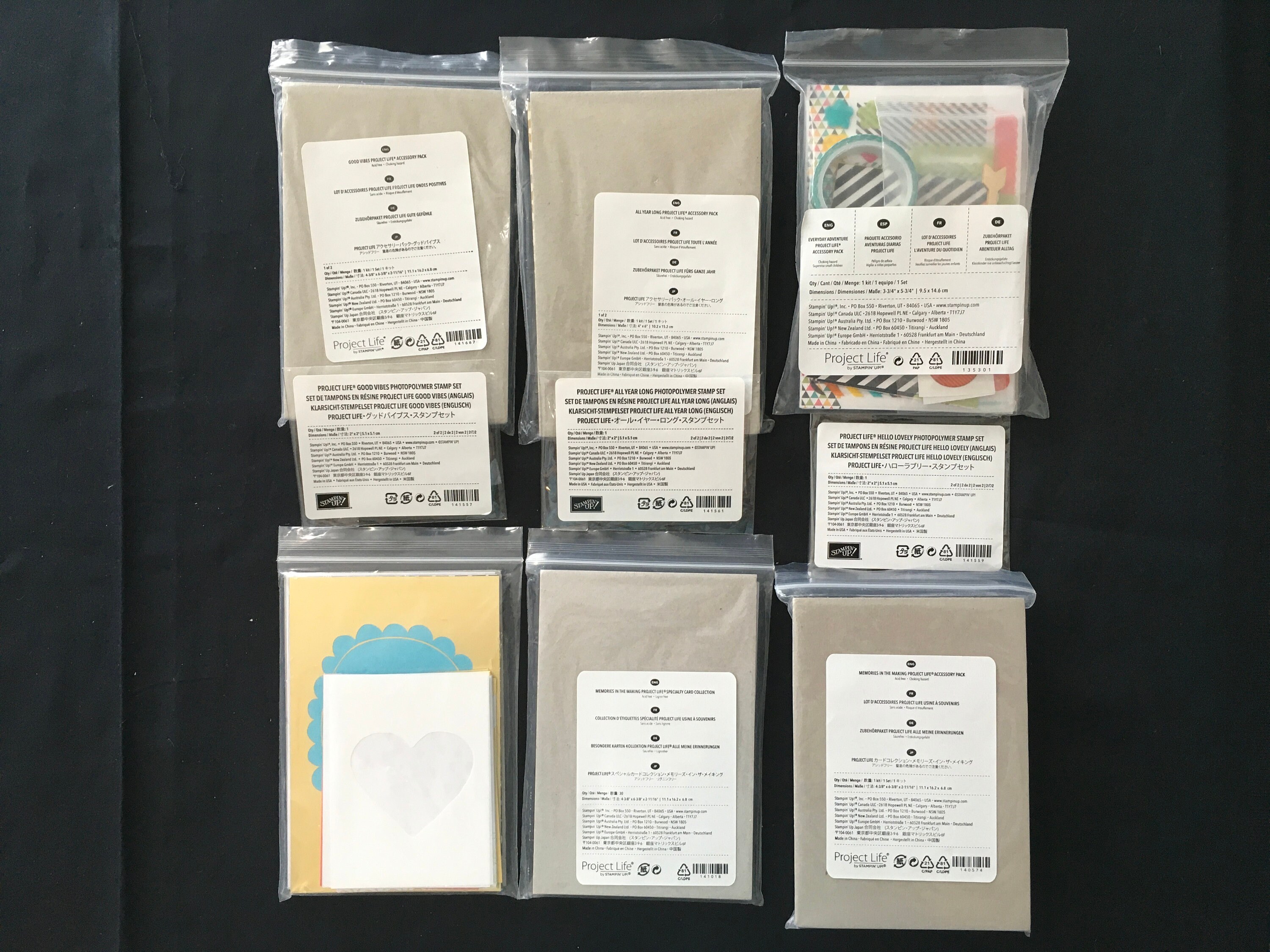 Project Life by Stampin' Up Remember This; Set of 16 Photopolymer ...