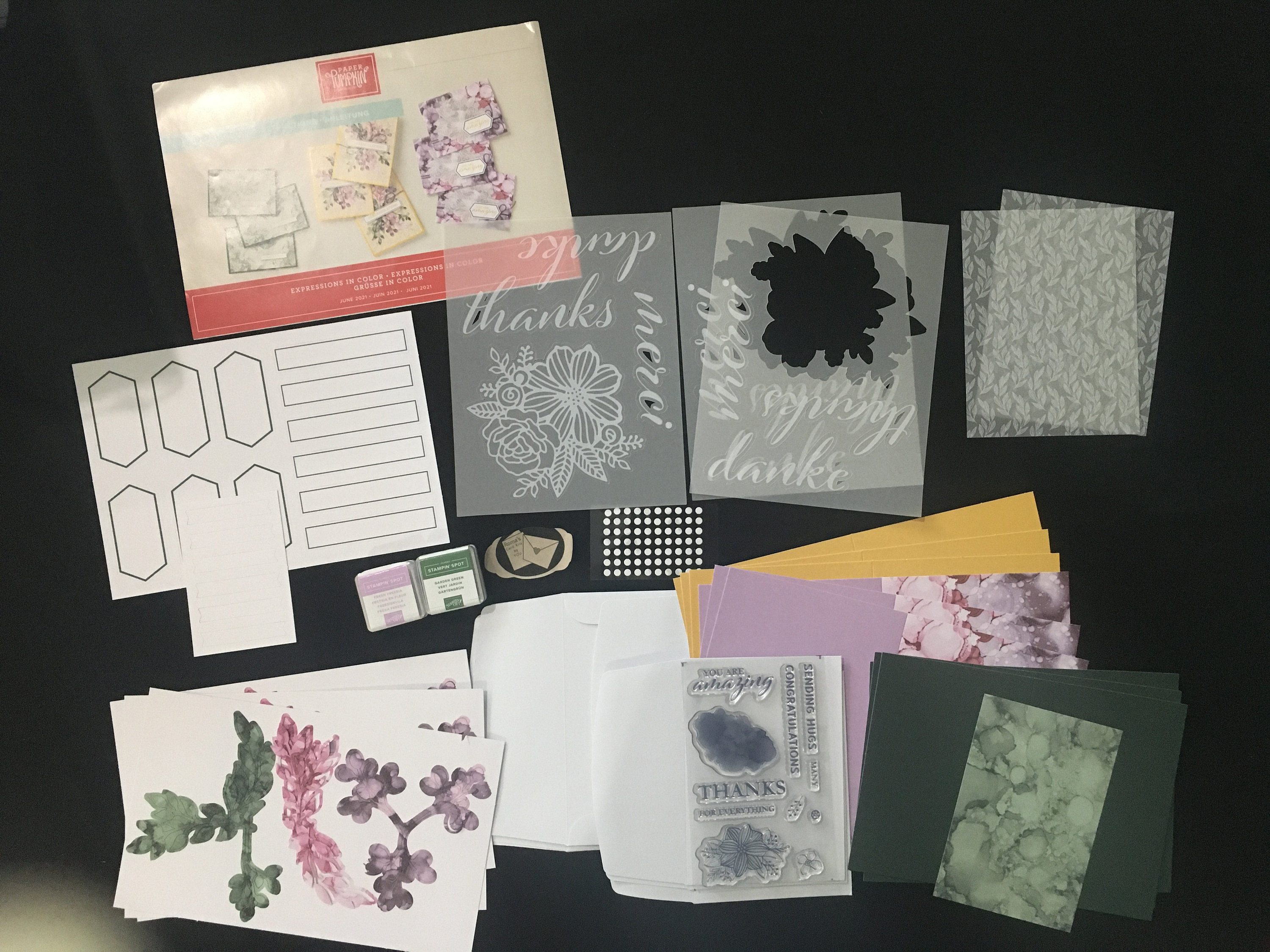 More Partial Paper Pumpkin Kits Stampin’ Up! Layered Leaves, Expression ...