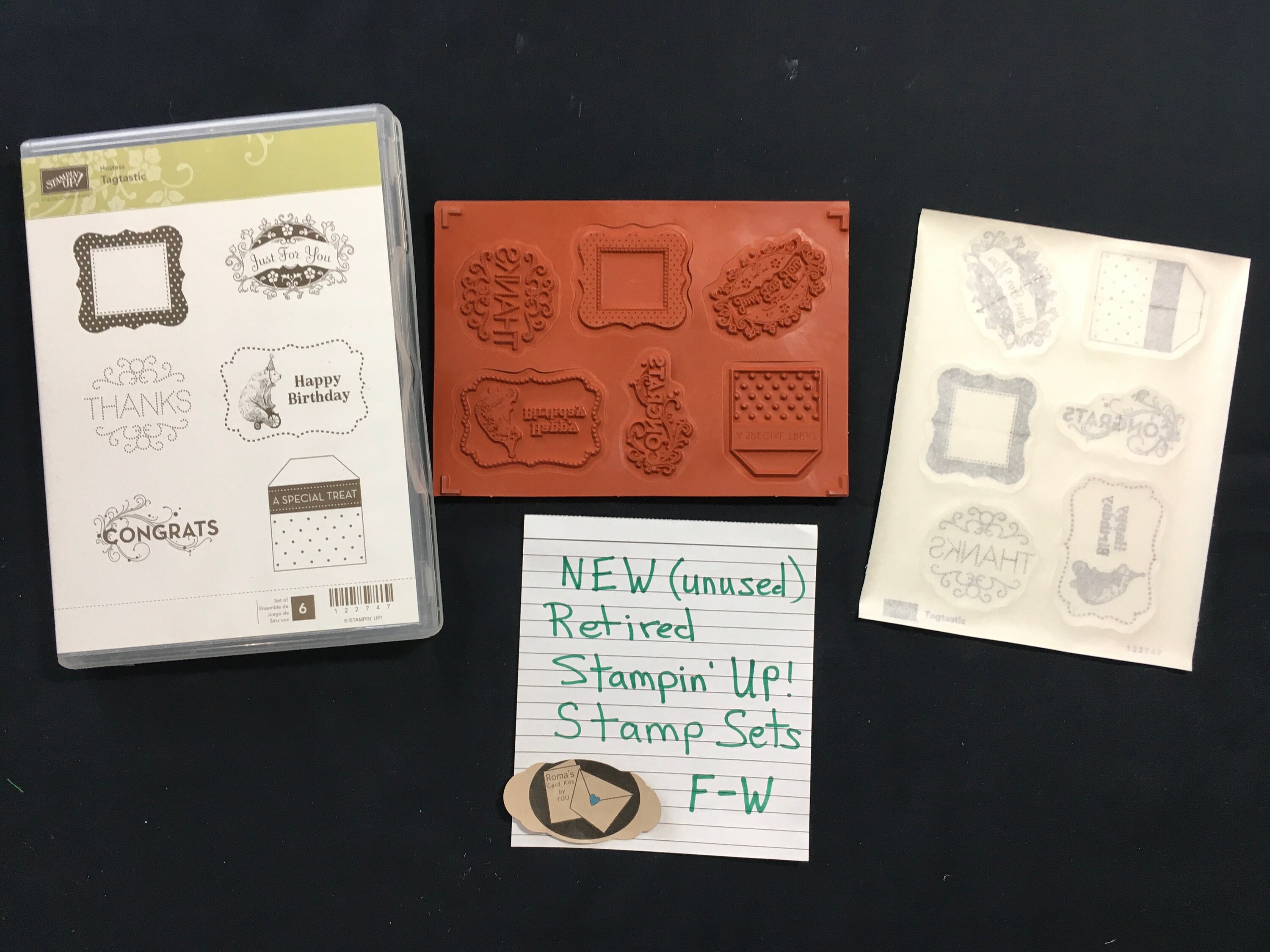 NEW Stampin’up Stamps,friendship Preserve,perfectly Preserved,sweets ...