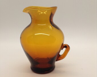 Amber Pitcher Vintage | Etsy