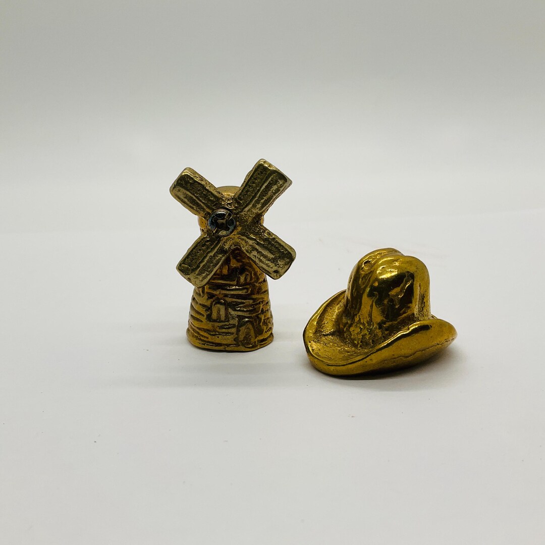 Vintage Brass Thimble: Cowboy Hat or Windmill Design - Etsy