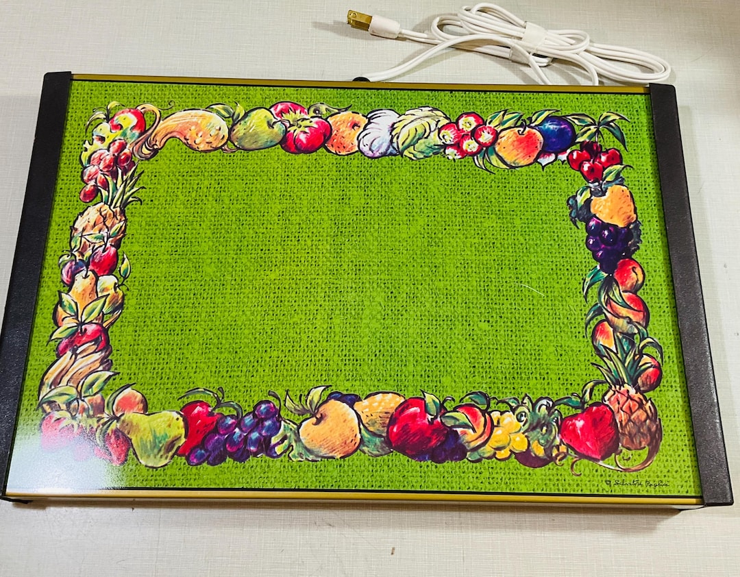 Vintage Tabletop Warming Plate/atlantic Precision/burlap Look ...