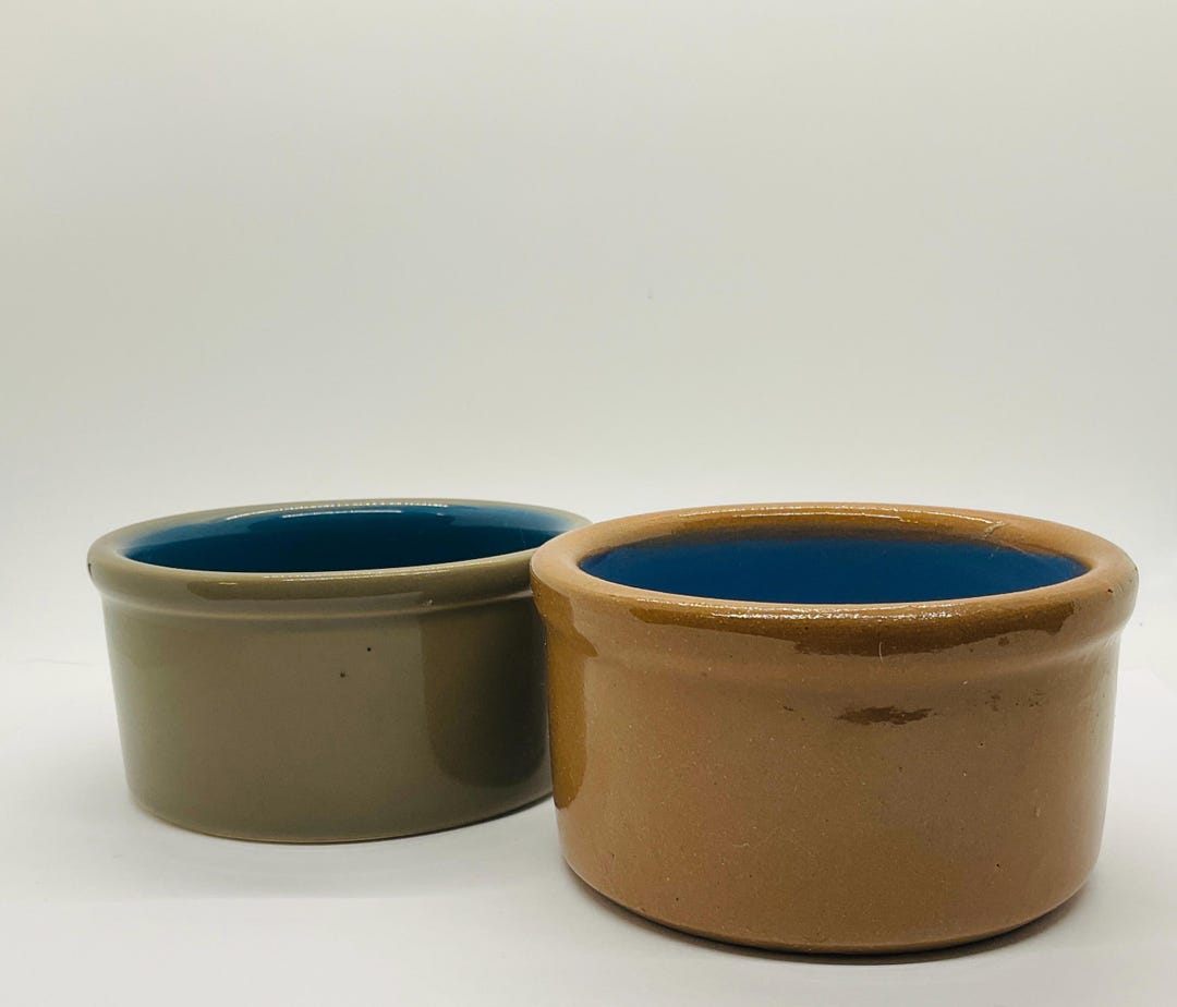 Two Small Crocks/pottery Crocks/vintage Small Crocks/vintage Crocks - Etsy