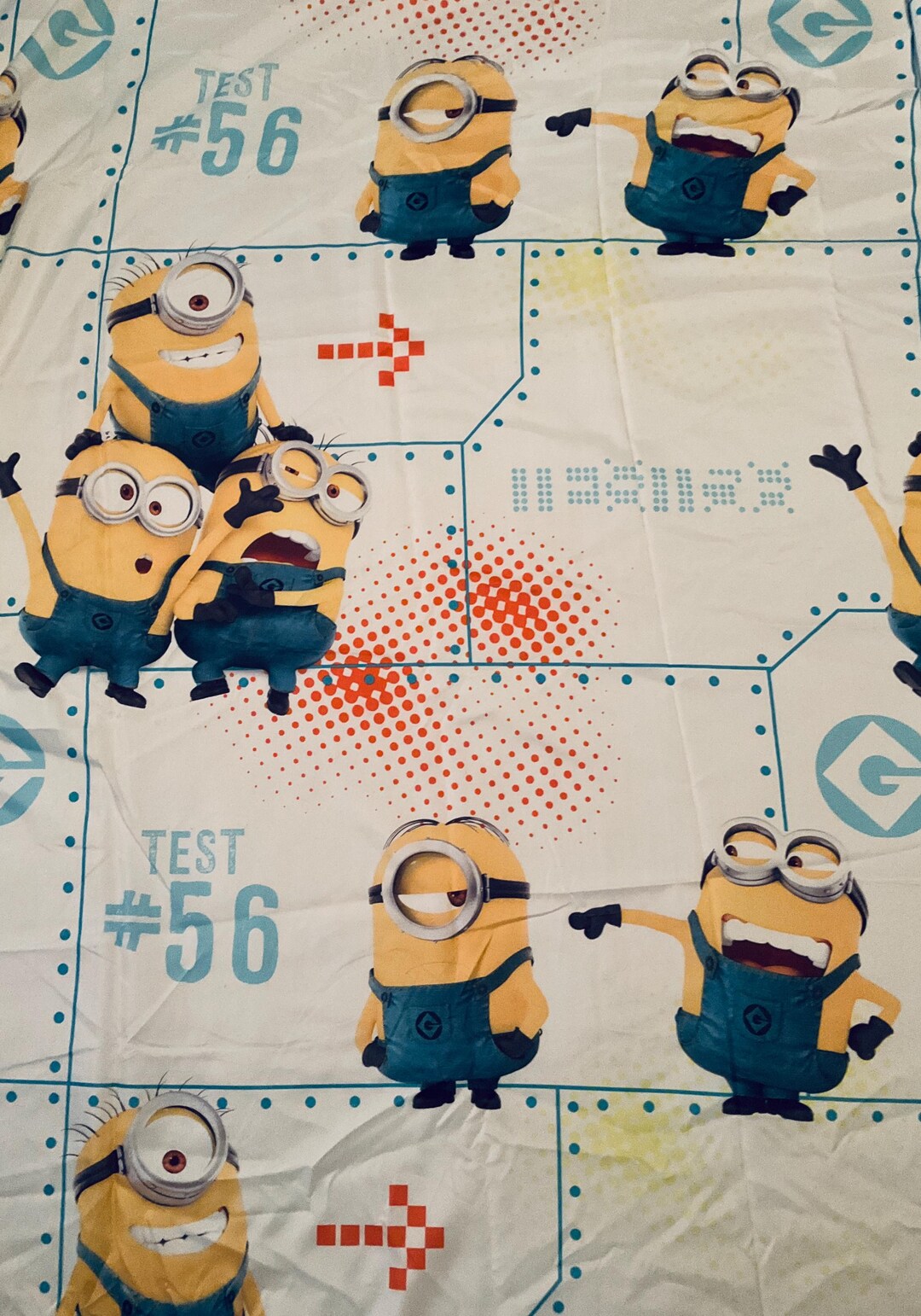 Minions Sheet Set/polyester/flat Sheet/fitted Sheet/despicable Me Movie ...