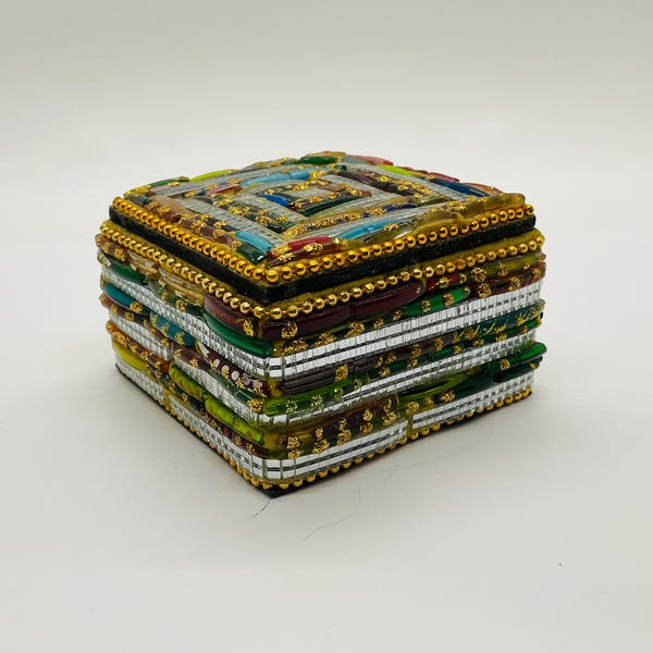 Beaded Box - Etsy